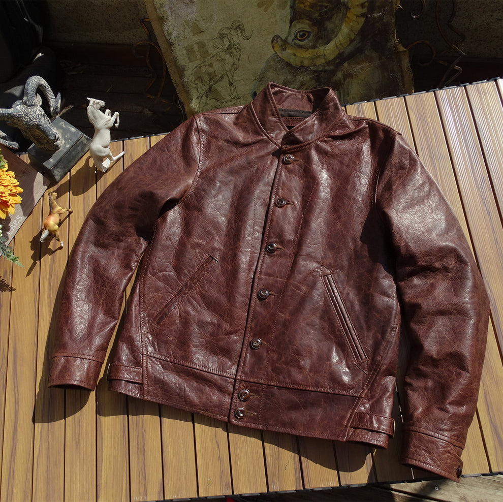 Men's Cossack Leather Jacket – Crush on Retro