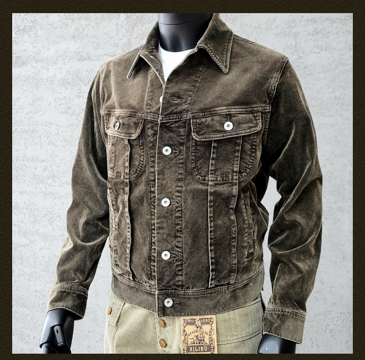 Men's Corduroy Trucker Jacket – Crush on Retro