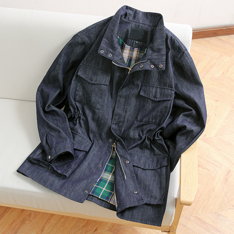 Men's Denim M65 Field Jacket – Crush on Retro