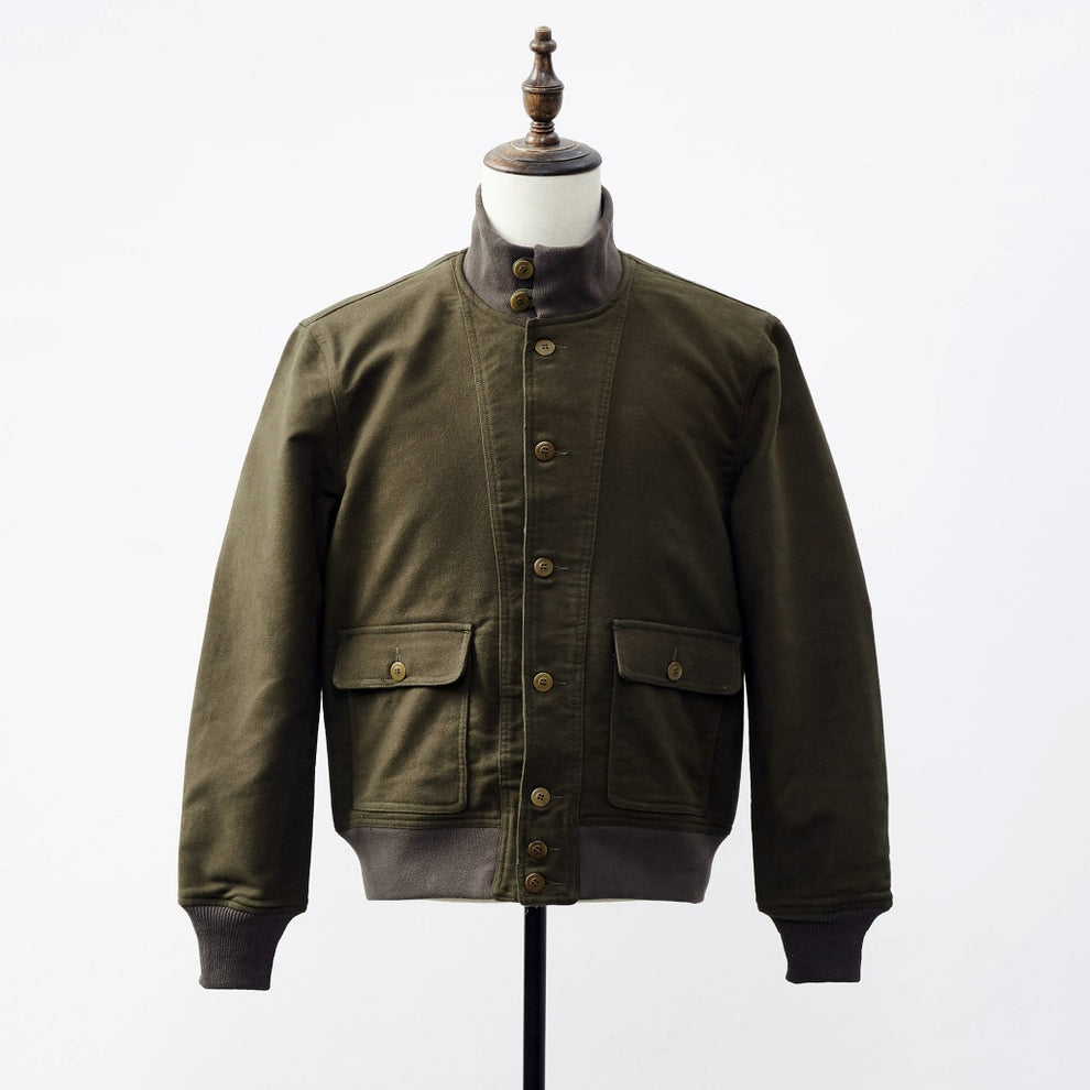 Men's Olive Type A1 Bomber Jacket – Crush on Retro